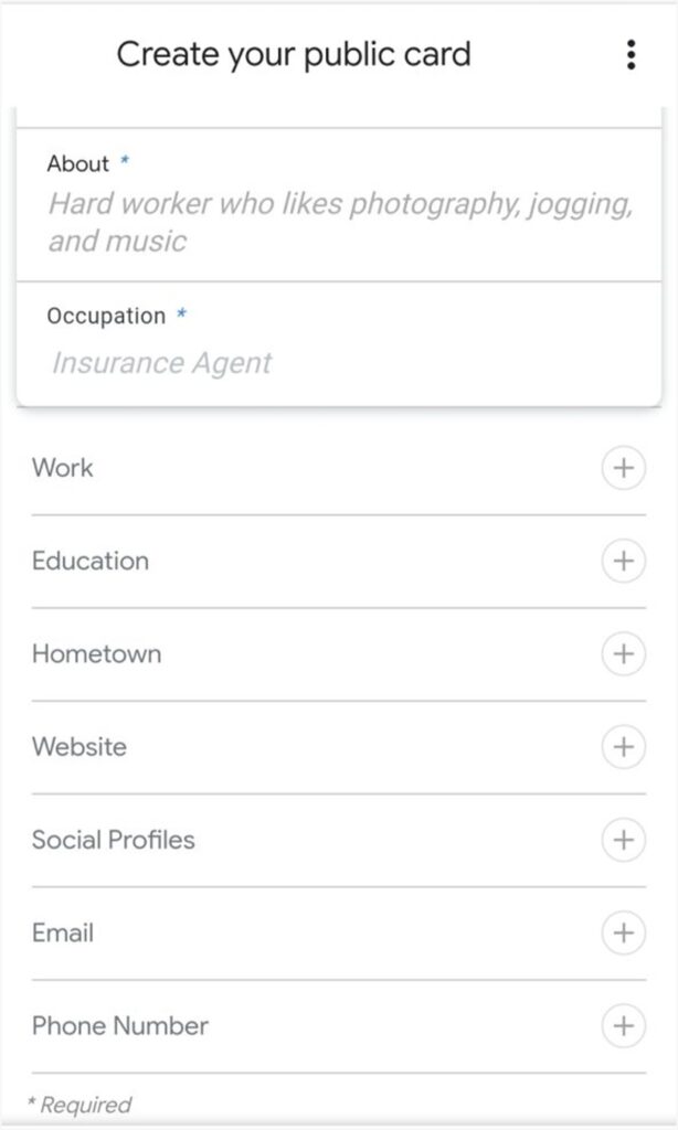 Add Me to search : How to Add Yourself to Google People Card